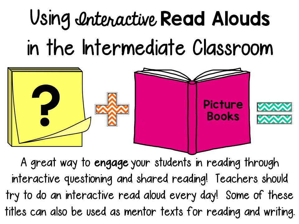 Interactive Read Alouds – Smart Chick Teacher's Blog
